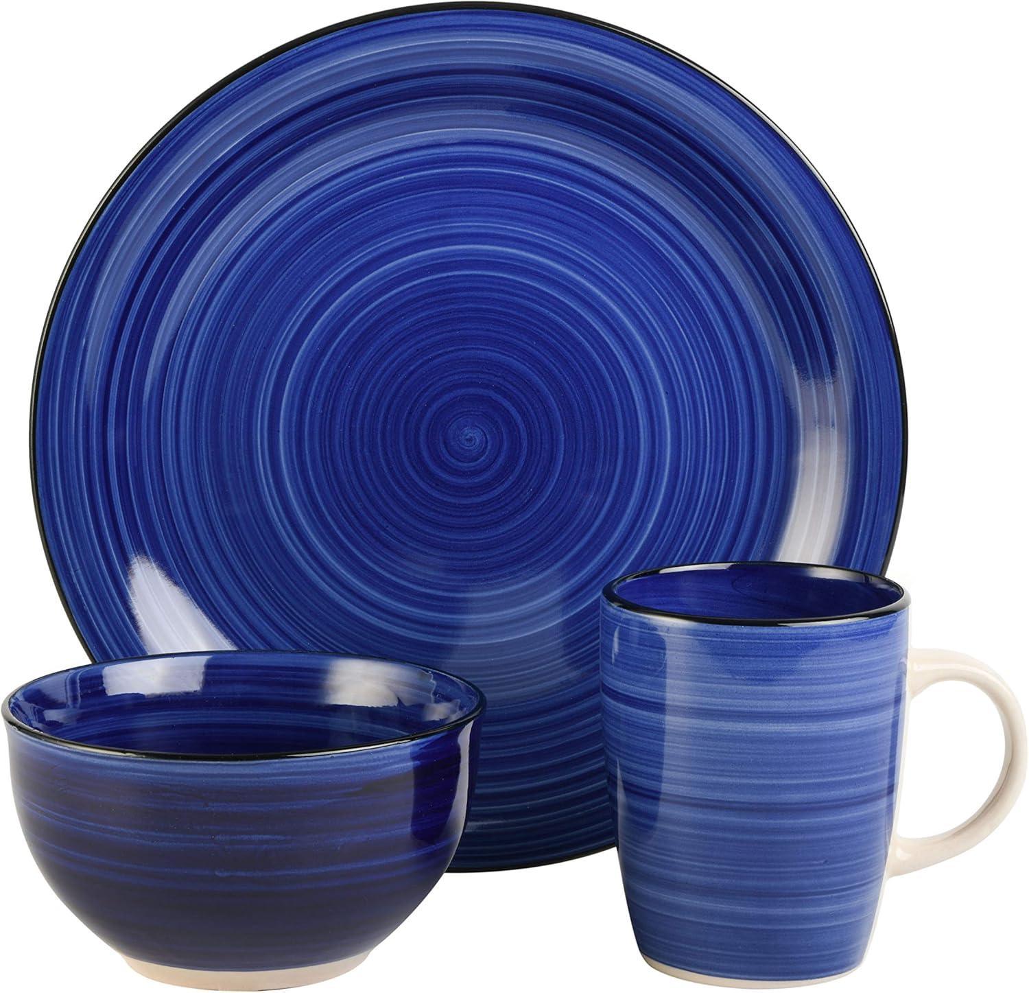 Gibson Home Vibes Dinnerware Set, Service for 4 (12pcs), Assorted ...