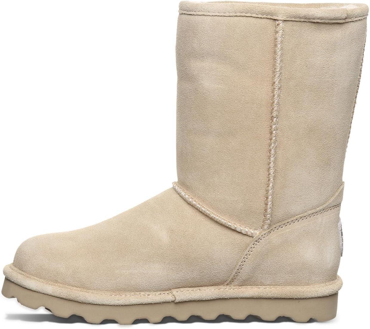 BEARPAW Unisex-Child Emma Toddler Zipper Mid Calf Boot(Lemon Pepper ...