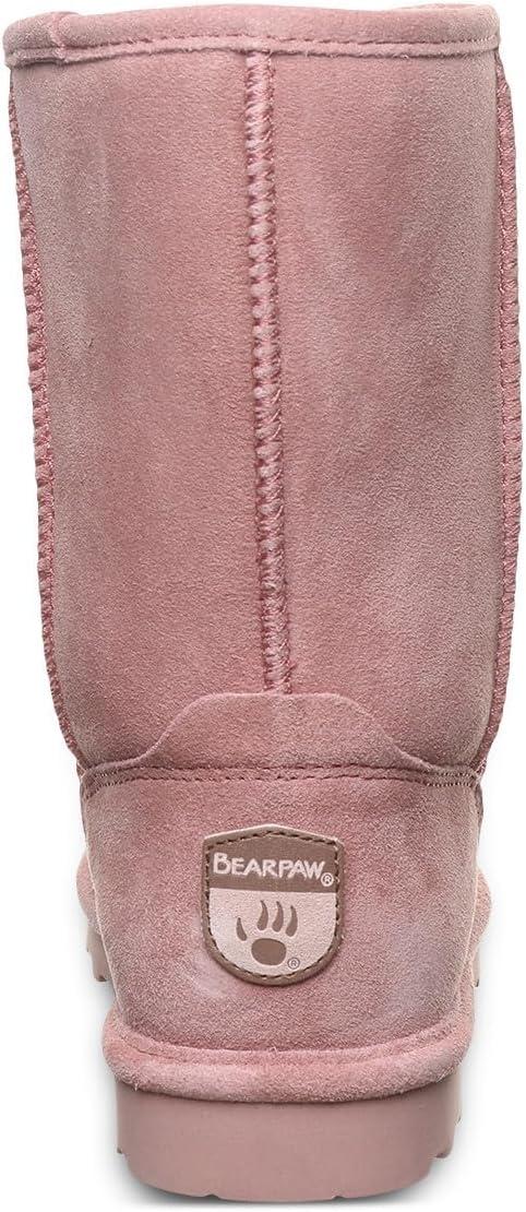 BEARPAW Women’s Elle Short Winter White Size 7 | Classic Suede Pull On ...