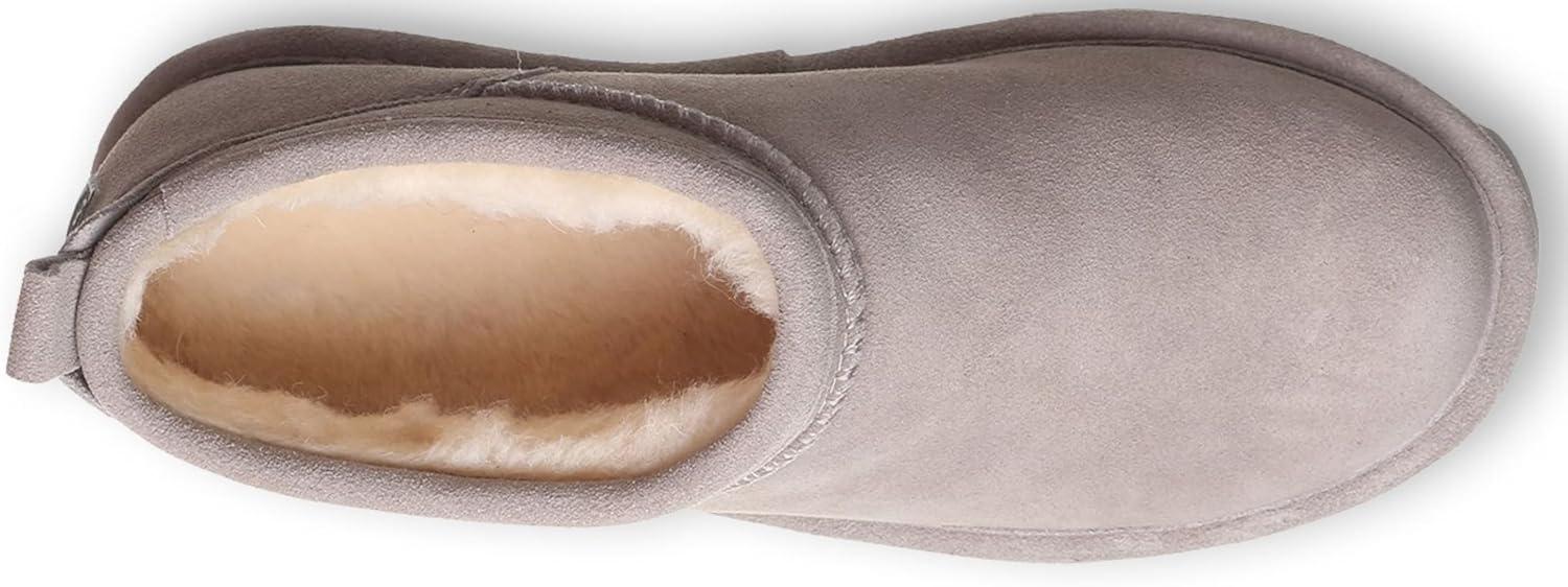 BEARPAW Women’s Super Shorty Boot, Mushroom, 8.5 M - BEARPAW