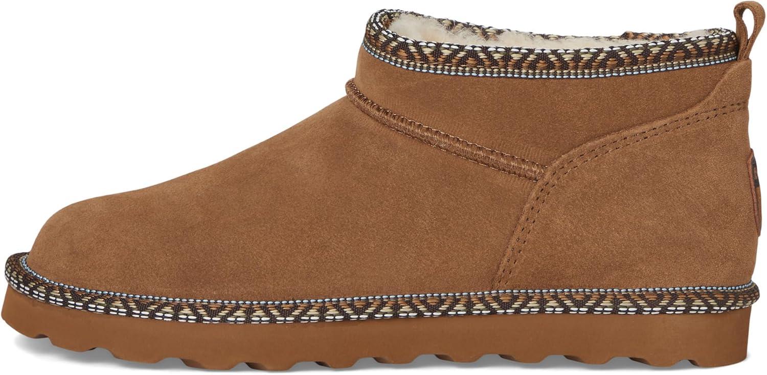 BEARPAW womens Super Shorty Deco II(Hickory II) - BEARPAW
