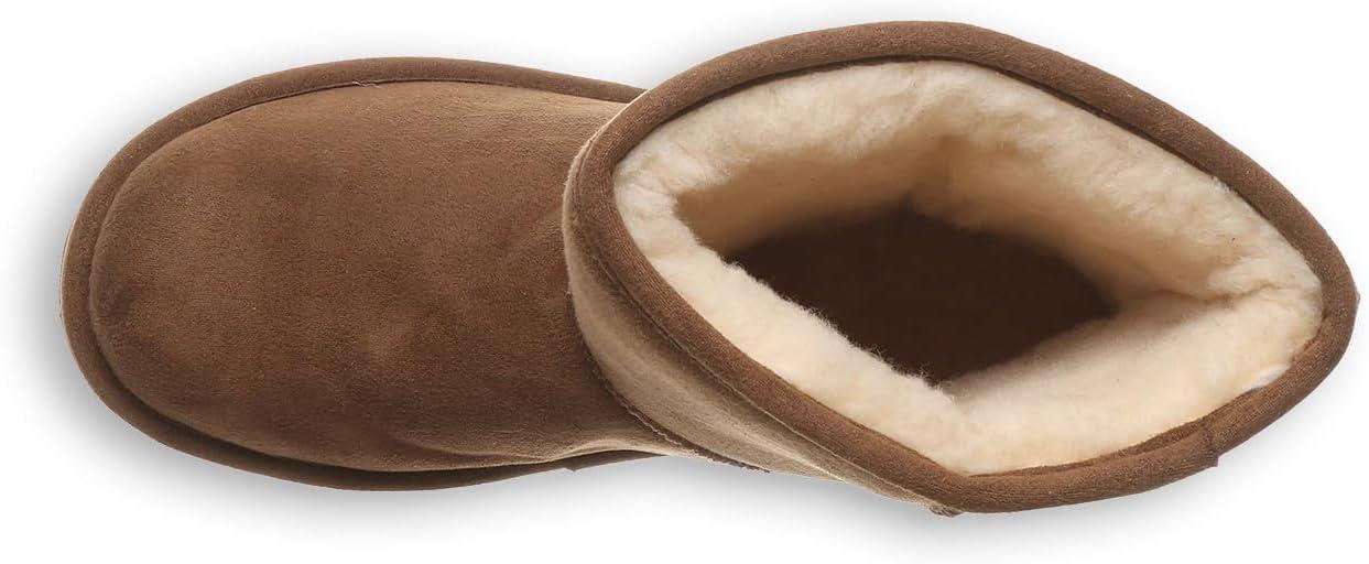 Bearpaw Women’s Elle Short Vegan Slouch Boots(Hickory II) - BEARPAW