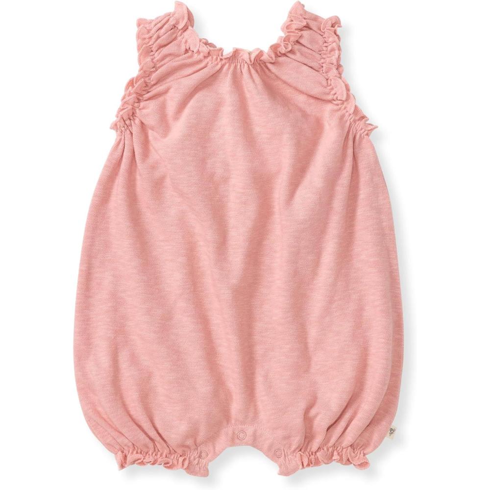 Burt’s Bees Baby baby-girls Romper, 100% Organic Cotton One-piece ...