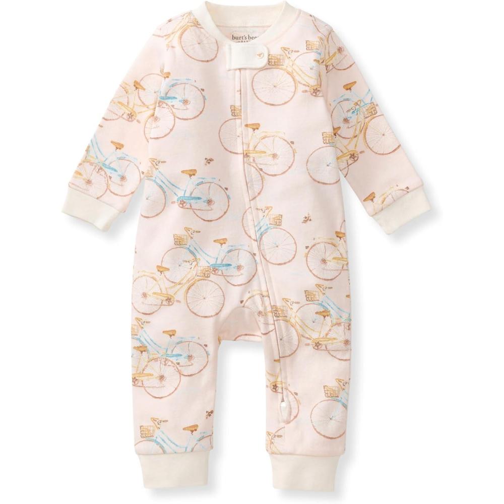 Burt’s Bees Baby Boys Sleep and Play PJs, 100% Organic Cotton One-Piece ...